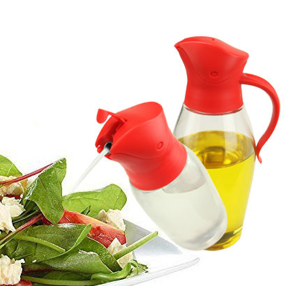Quality 250ml Glass Seasoning Containers , Glass Cooking Oil Dispenser For BBQ Salad for sale