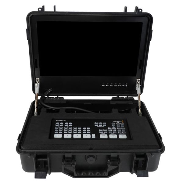 Quality ATEM SDI Series Switchers Protective Carrying Case with Built-in 15.6 Inch Monitor for sale