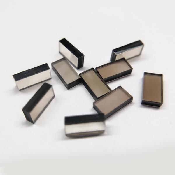 Quality Rectangle Mono Crystal CVD Lab Grown Diamonds Mechanical Grade 12x3x1.5mm for sale