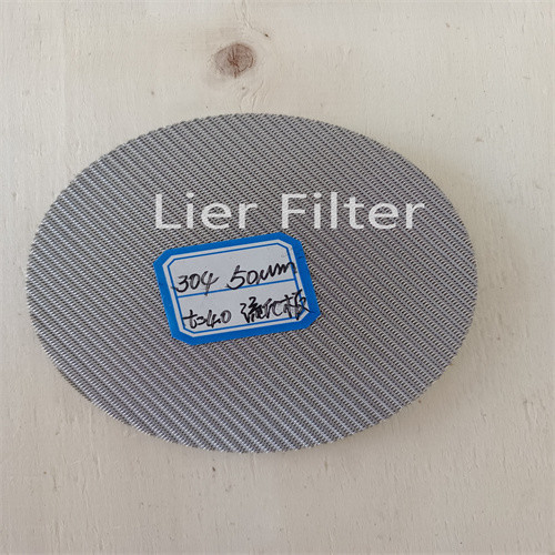 Quality 480C High Temperature Sintered Mesh Filter 10 Micron Stainless Steel Filter for sale