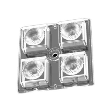 Quality ROSH 50x50MM LED Lens Flood Light , Scratch Resistance Floodlight Lens for sale
