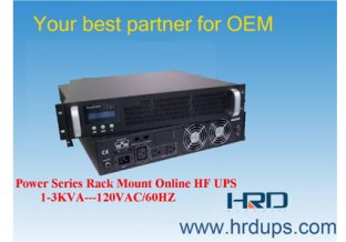 Quality 120Vac Online Rack Mount HF UPS 3KVA for sale