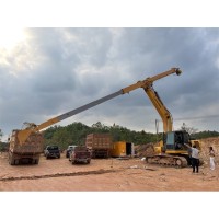 Quality Practical Q355B Excavator Telescopic Boom Extension Length 14m For 320 for sale