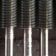 Quality DELLOK Heat Exchangers 16 segments TP304L Stainless Steel Fin Tube for sale