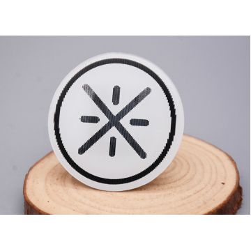 Quality Silicone Rubber Backing, Printed With A Black Reflective Logo,For Clothing for sale