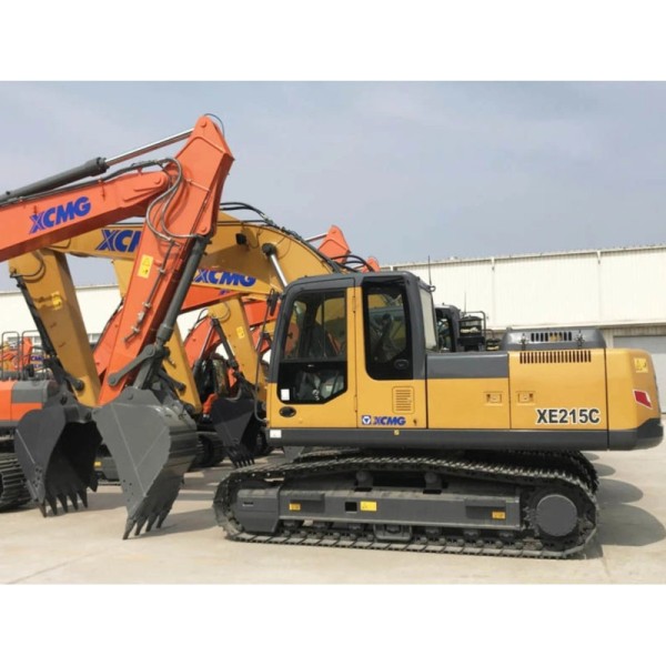 Quality Orange Used XCMG Excavator XE215C Second Hand Kobelco Excavators for sale