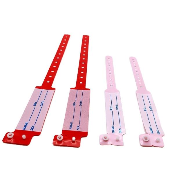 Quality Custom Men's PVC/Vinyl Hospital Medical Patient ID Child Wristband from DDJOY in Bulk for sale
