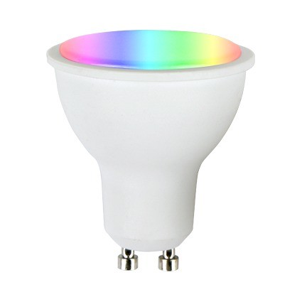 Quality Multi Color Dimmable GU10 CCT RGB LED Spotlight with 5W Power and Aluminum PCC for sale