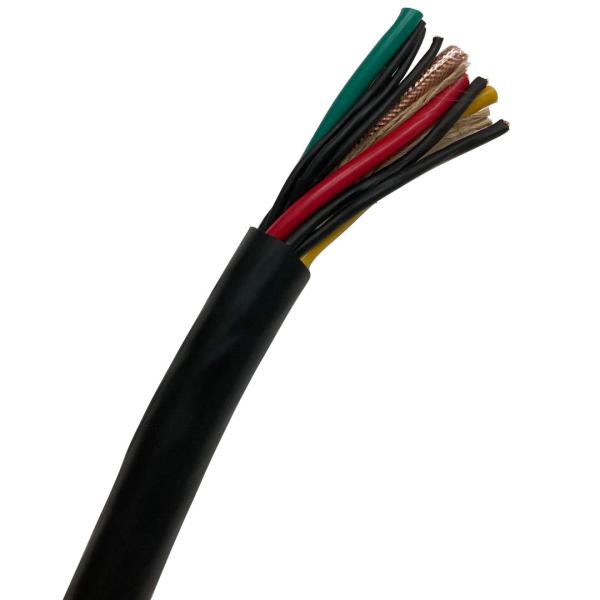 Quality 20 Core PUR Flex Cable Tinned Copper Electrical Wire Wear Ressitance for sale
