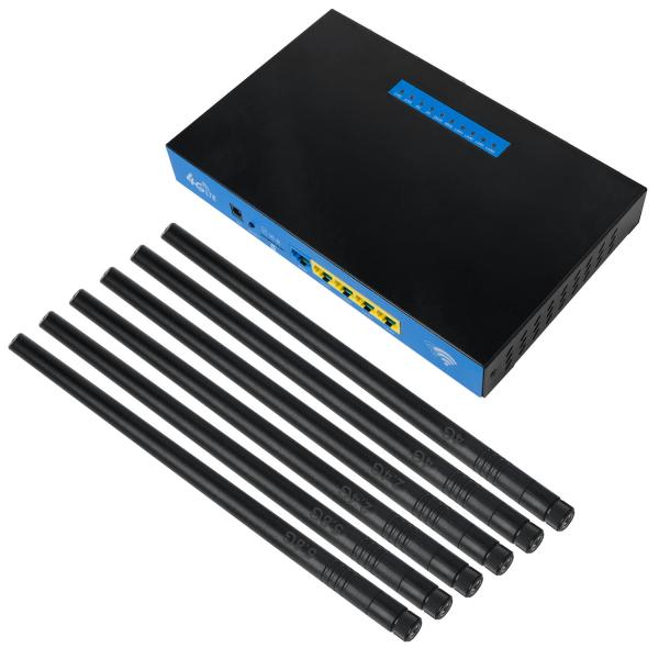 Quality 6 External Antenna Wireless Router Unlock Wifi Sim Card Router for sale