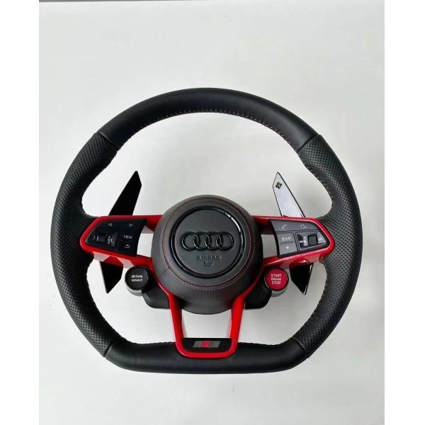 Quality Audi Red Multi-Function Steering Wheel Perfect for A3 A4L A5 A6L A7 A8 Q5 Q3 for sale