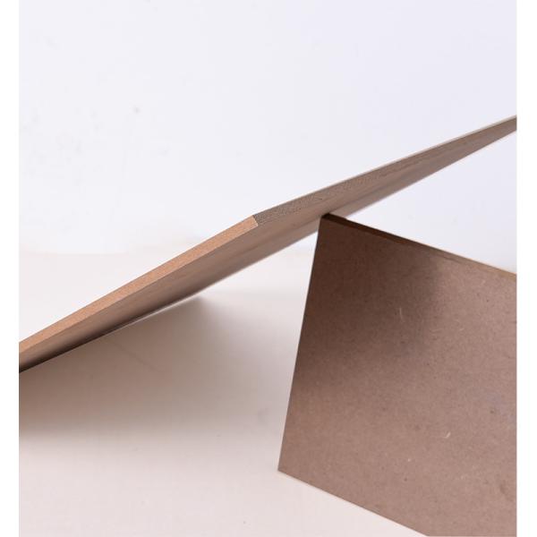 Quality White Laminated Melamine Faced Mdf Hdf Board For Furniture with 1.5-25mm for sale
