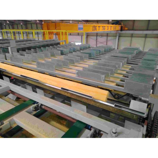 Quality Automatic Cutting Feeding Rock Wool Sandwich Panel Line for sale