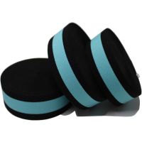 Quality Blue Stripe Nylon Elastic Webbing 30mm Knitted Elastic Band For Drawstring Bag for sale