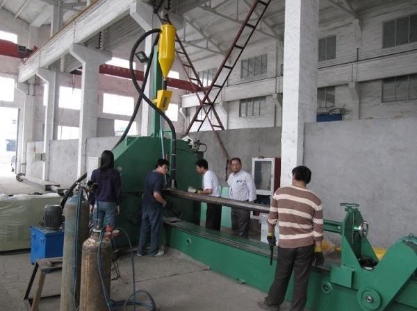 Quality 340mm Light Pole Welding Machine Steel Pipe Welding Machine for sale