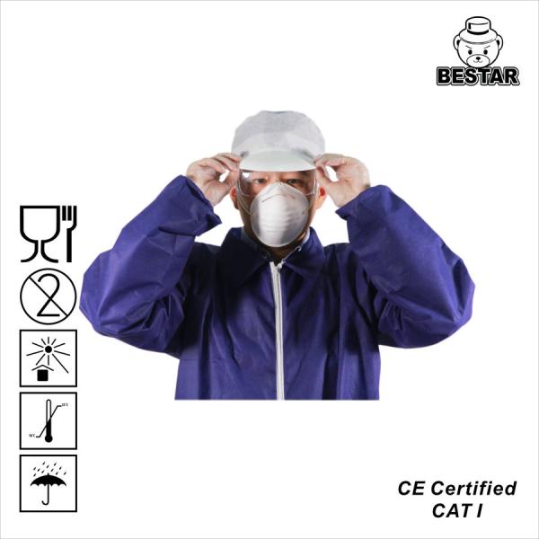 Quality Disposable Polypropylene SPP Breathable Disposable Protective Coverall for for sale