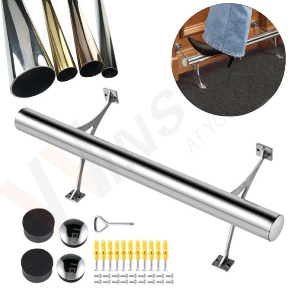 Quality Colored Stainless Steel Bar Foot Rail Tube 42.4-63.5mm Diameters 201/304/316 Grades by VVINSCO for sale