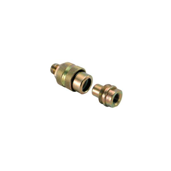 Quality Hydraulic Jacks Zinc Plated Steel Threaded Quick Connect for sale