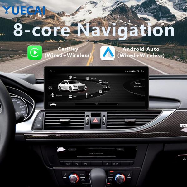 Quality 1920*720 Audi Android Head Unit Car Navigation 12.3 Inch MT6631 GPS for sale