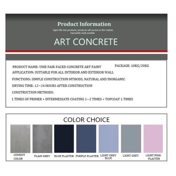 Quality Guangdong Microcement Plant Morandi Colour Resin Coating with Acrylic Main Raw for sale