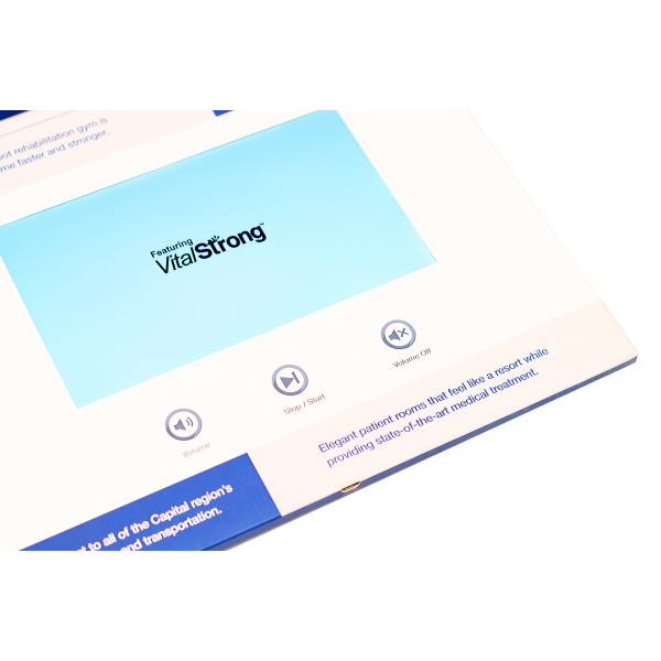 Quality Electronic digital video folder brochure in printing with LCD Screen for sale