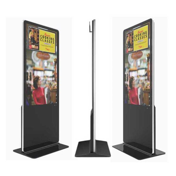 Quality 500 Cd/M² Brightness Floor Standing Touch Screen Kiosk , Freestanding Digital for sale