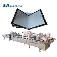 Quality 8.25M*1.2M*1.3M Automatic Book Cover Double Side Pasting Machine 650mm Maximum for sale