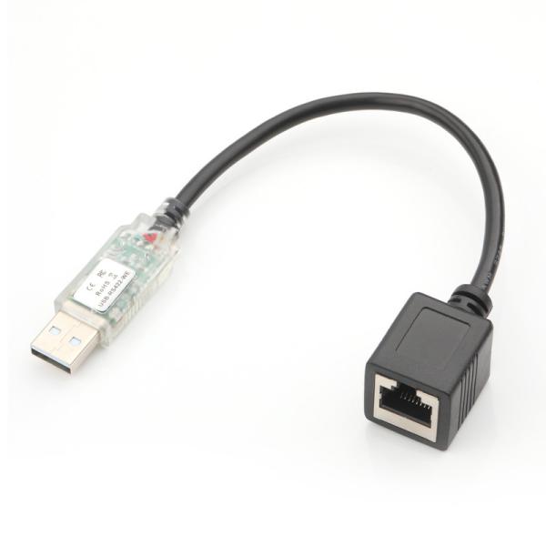 Quality Industrial Custom Cable Adapters USB-A RJ422 To RS232 Network Port Network for sale