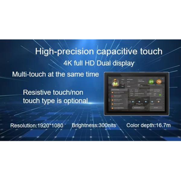 Quality Wide Viewing Angle Industrial Tablet Pc 13.3 Inch IP65 Waterproof Supporting SO for sale