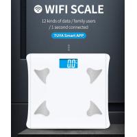 Quality 396LB Rectangle Shape WiFi Smart Body Analyser Scale for sale