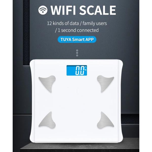 Quality 396LB Rectangle Shape WiFi Smart Body Analyser Scale for sale