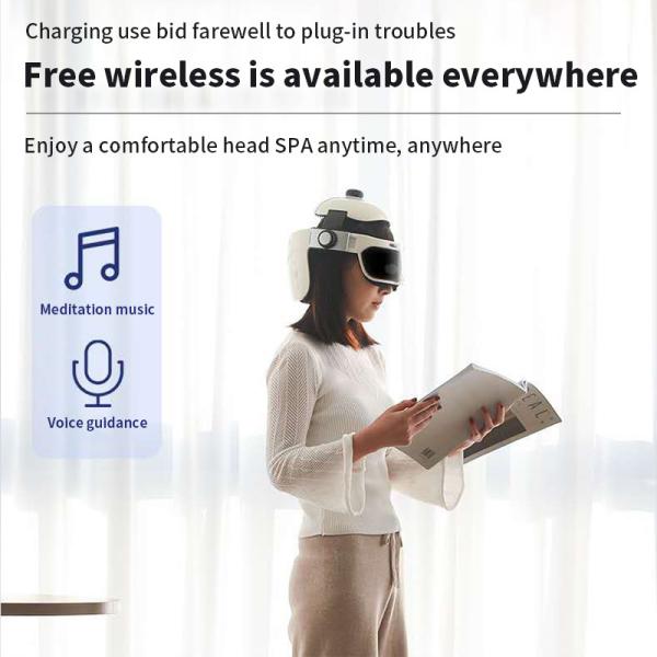 Quality Ultimate Comfort Hotel-Friendly Head Massager with Hot Compress and USB Power for sale