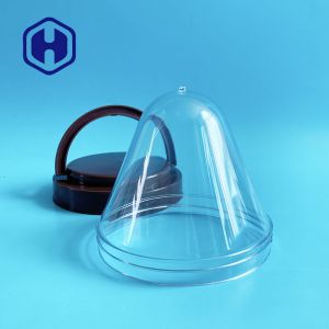 Quality 120mm 100g Wide Mouth Plastic Jar PET Preform With Lid Transparent for sale