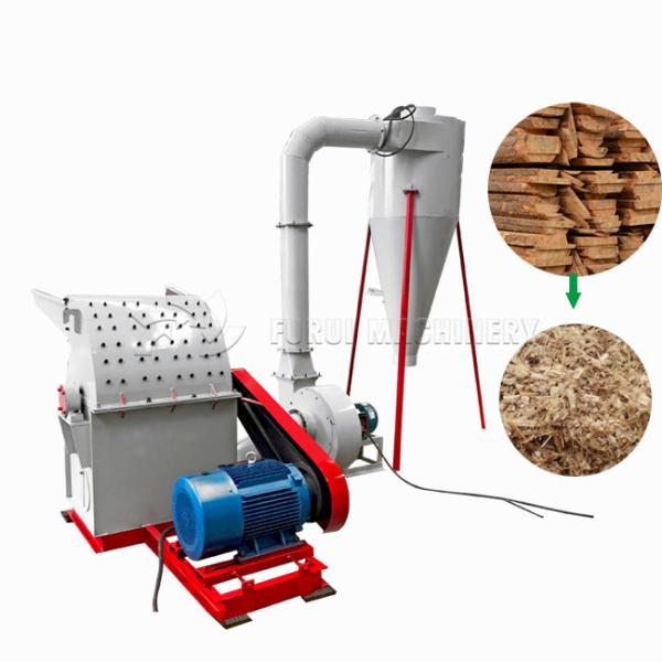Quality Hammer Mill Wood Crusher Machine / Wood Sawdust Making Machine 380v for sale