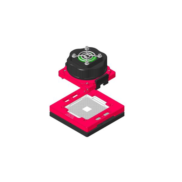 Quality Heat Dissipation Semiconductor Test Socket Reliable Open Top Type for sale