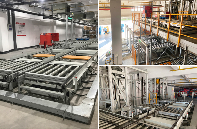 Integrated Logistics Center Pallet Stacker Crane ASRS Automated Shuttle Storage System 