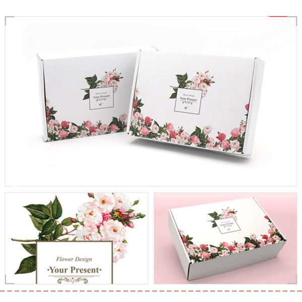 Quality 400gram Cardboard Corrugated Paper Packaging Box Custom Printed for sale