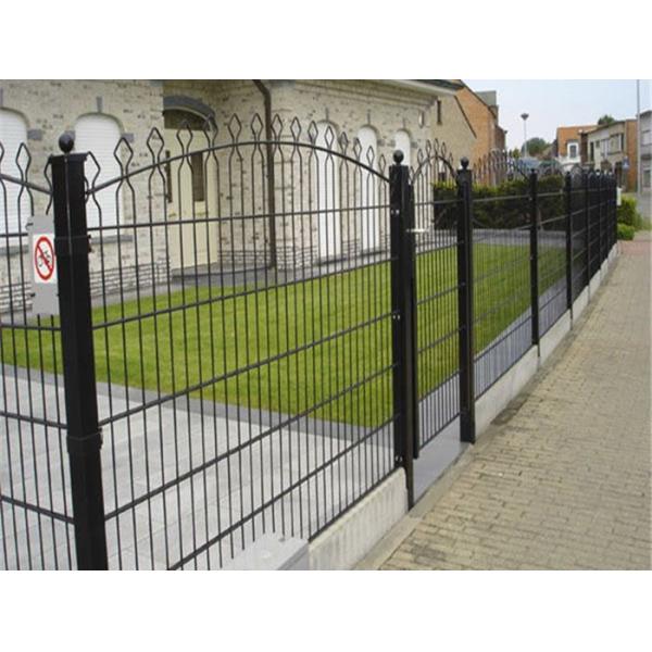 Quality Bending Top H1.5m Welding Mesh Fence Round Post for sale