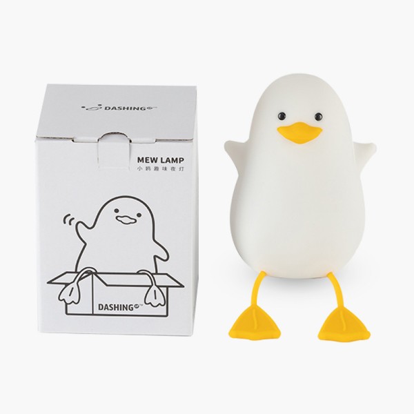 Quality Phone Holder Silicone Led Duck Night Light For Warm Bedside Lamp for sale