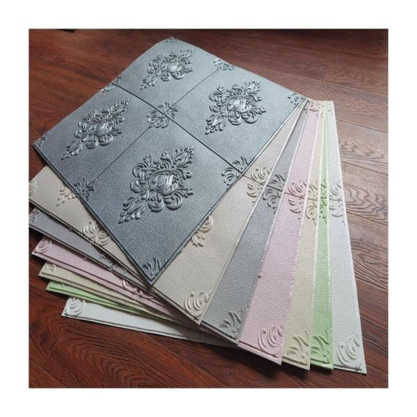 Quality Korean Design XPE Foam Brick Wood Wallpaper 3D for Home Deco Waterproof and Hassle-Free Installation for sale