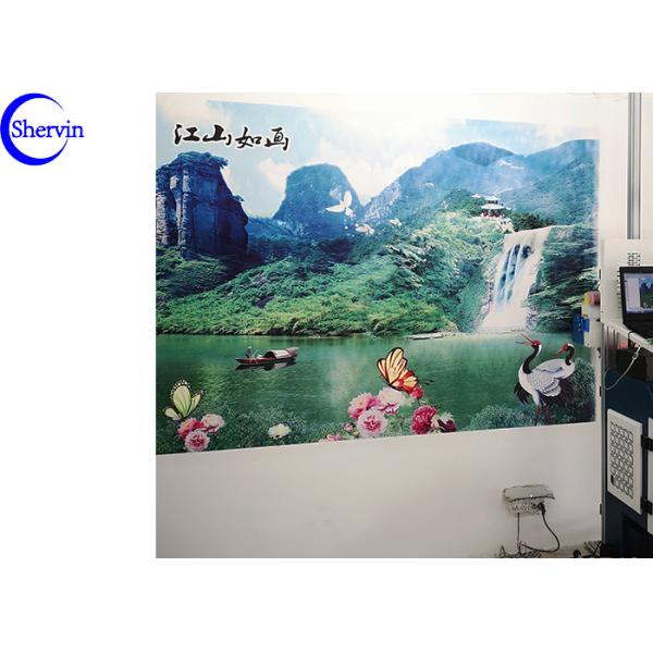 Quality 30sqm/H EPSON Printhead Wall Mural Printing Machine for sale
