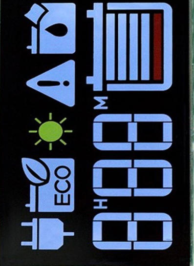 DFSTN LCD Display side view highlighting compact design