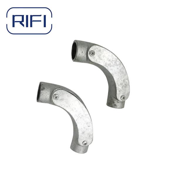 Quality 20mm 25mm Galvanised Conduit Elbow Solid 90 Degree Pipe Bend for sale