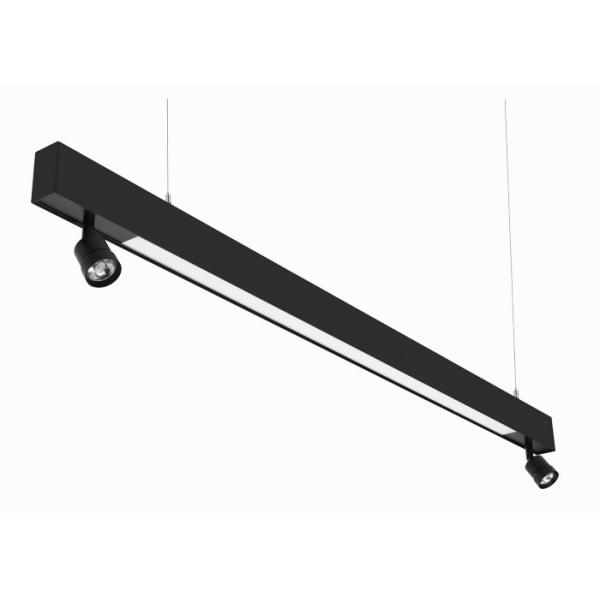 Quality Aluminum 80-90lm/W 1.2m 36 WATT LED Linear Lighting Fixture Black IP20 60Hz CE for sale