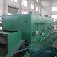Quality 400Kg/H Hot Air Drying Oven 316SS DW1.2×10 Conveyor Belt Dryer for sale