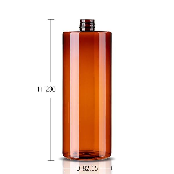 Quality Custom Logo Large Capacity Plastic Shampoo Bottles With Dispenser for sale