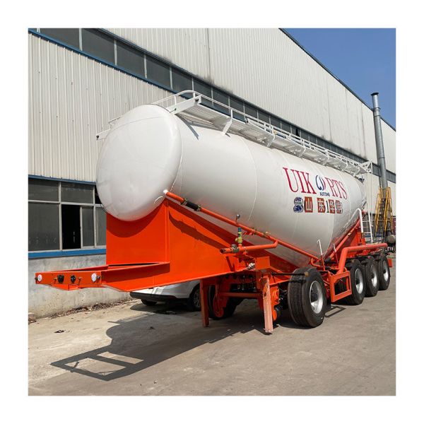 Quality 40 Cubic Meters Light Tanker Cement Semi Truck Trailers for Powder Flour Fly Ash Transport for sale