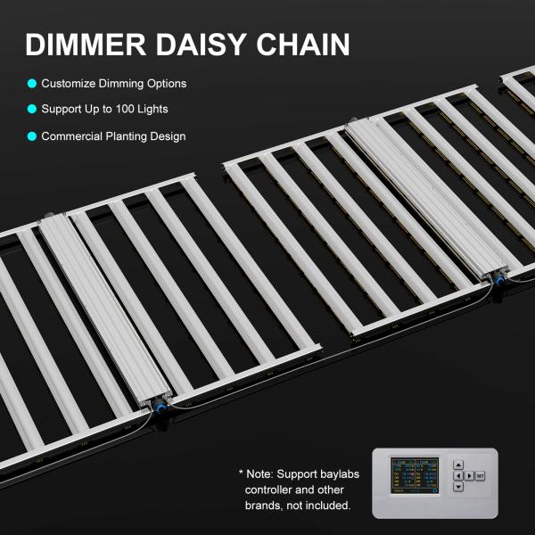 Quality 8bars Spider Commercial LED Grow Light Dimmer Knob Adjust Freely for sale