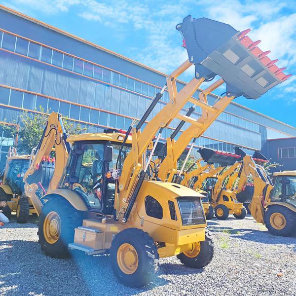 Quality Compact Backhoe Loader with 75 KW Diesel Engine 1.3m³ Bucket Capacity and 2800 for sale