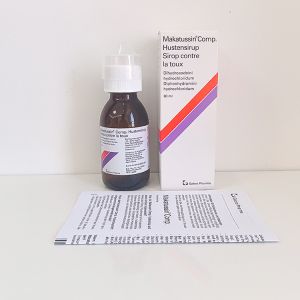 Quality Glass Makatussin Bottle 80ml for sale